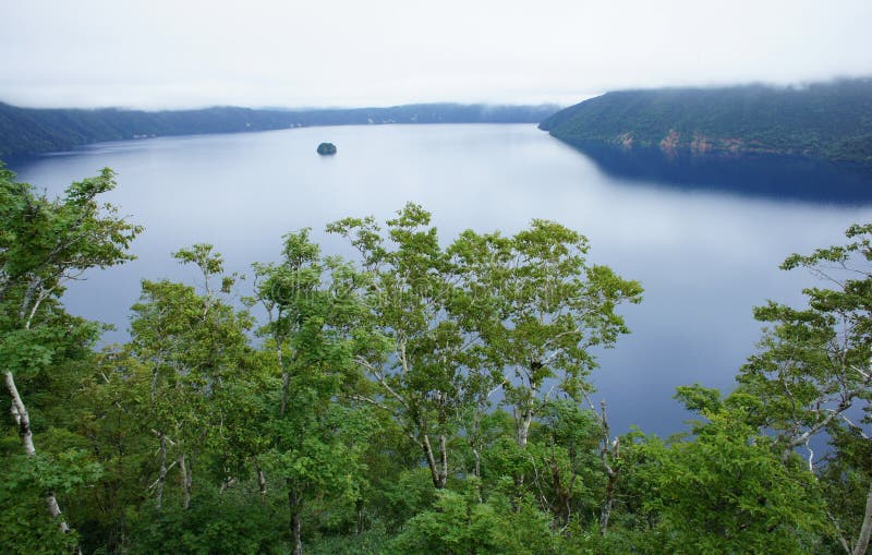 Lake Mashu in Akan Mashu National Park Stock Photo - Image of atsosa ...
