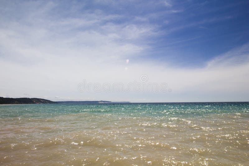 Elberta Beach, Frankfort, Michigan in Summer Stock Photo - Image of ...