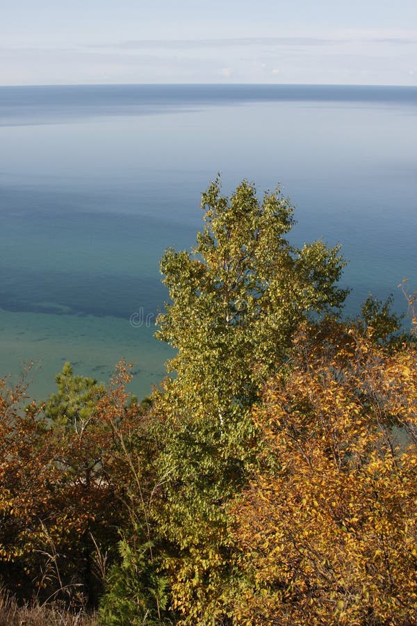 Lake Michigan scenic stock image. Image of autumn, outdoor - 6992237
