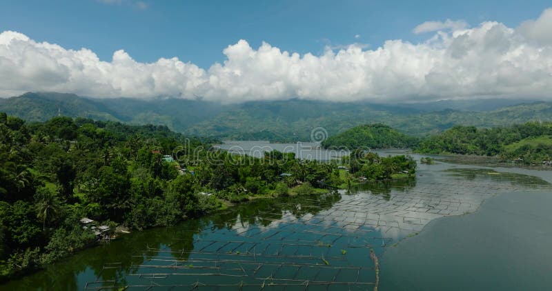 Lake in Mindanao, Philippines. Lake Sebu. Stock Footage - Video of ...
