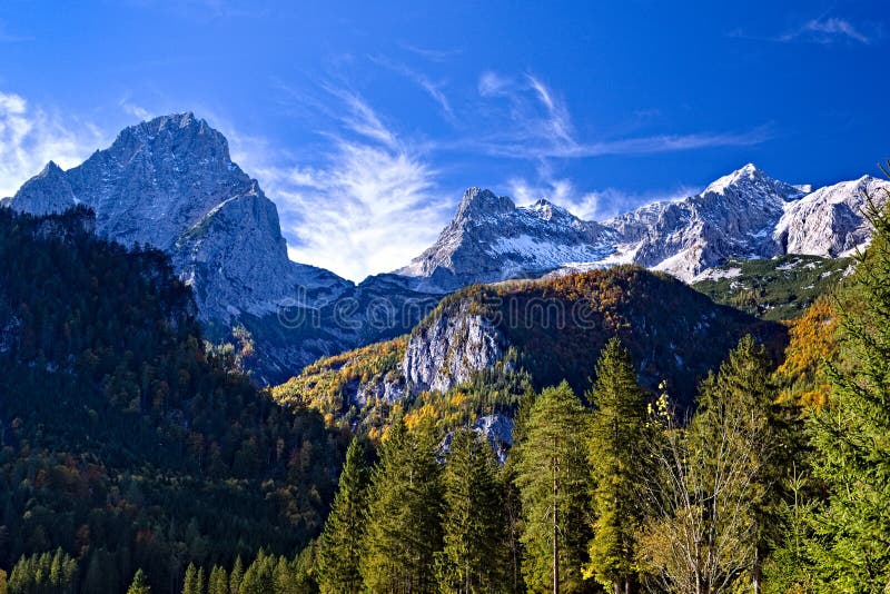 Break-up On A Mountain River. The River Flows Through The Mountain ...