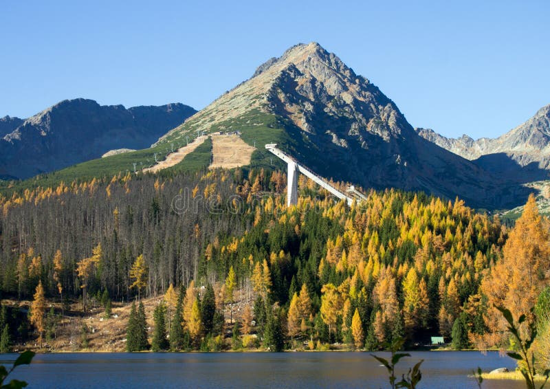 Lake in mountains stock image. Image of mountain, strba - 29217219