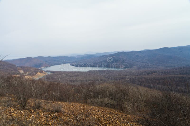 The lake in mountains stock image. Image of horizon, beautiful - 46752197
