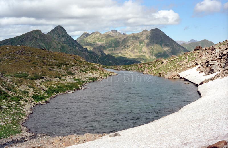 Lake in mountains stock image. Image of outdoor, hiking - 79159379