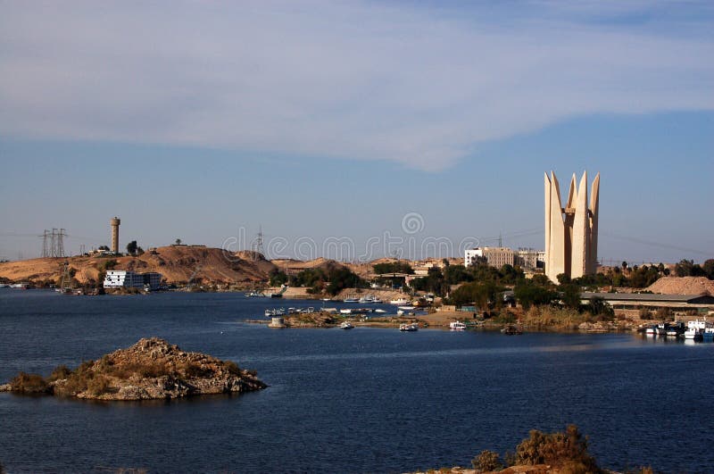 Lake Nasser stock photo. Image of monument, nasser, egypt - 8505414