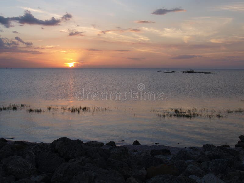 Lake Okeechobee Sunset stock photo. Image of horizon - 52269164