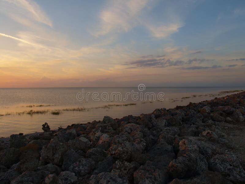 Lake Okeechobee Sunset stock image. Image of everglades - 52271203