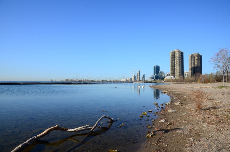 Lake of ontario in toronto stock photo. Image of freeway - 59094254