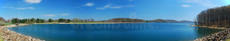 Lake & Mountain Panorama Stock Image - Image of outdoors, yhca: 22505