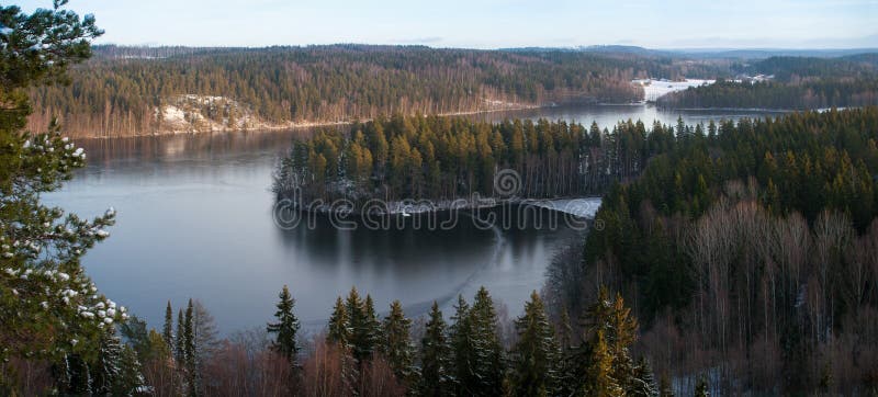 Jyvaskyla, Finland. Top-view of the City Stock Image - Image of topview ...