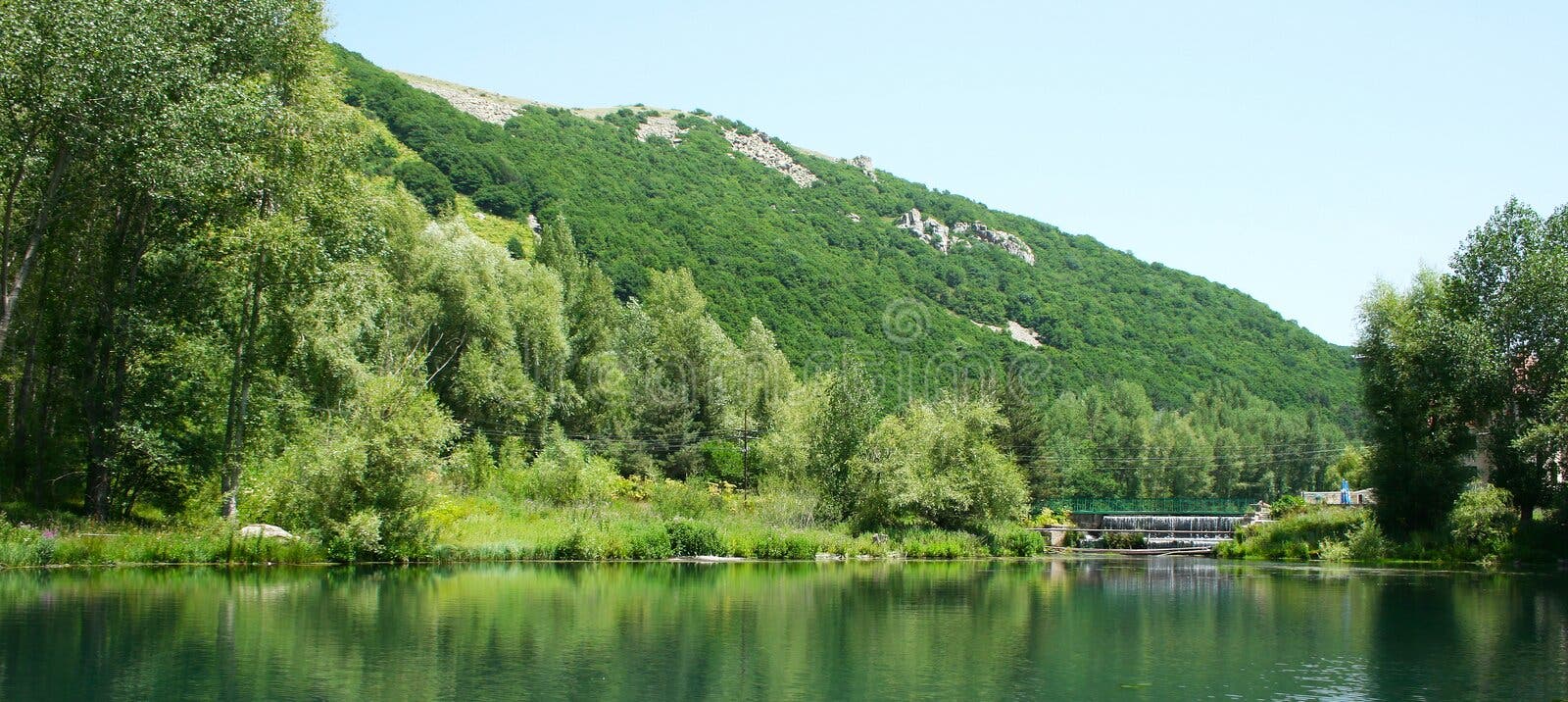 Lake Kreda in Radovna Valley Stock Image - Image of summer, national ...