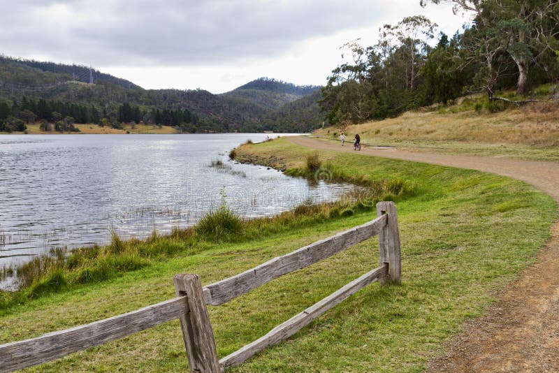 Lake path stock image. Image of children, cycling, outdoor - 19283379