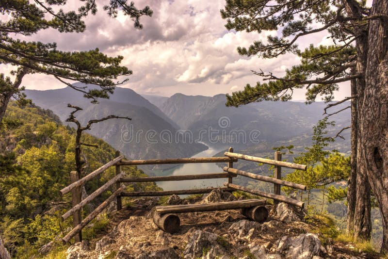 Lake Perucac in Serbia stock image. Image of altitude - 43966233