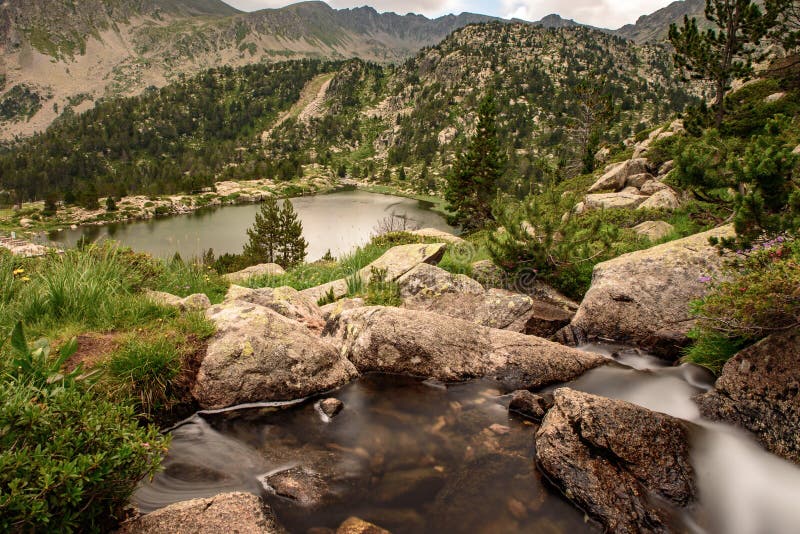 Pessons in Grau Roig, Encamp, Andorra Stock Photo - Image of scene ...