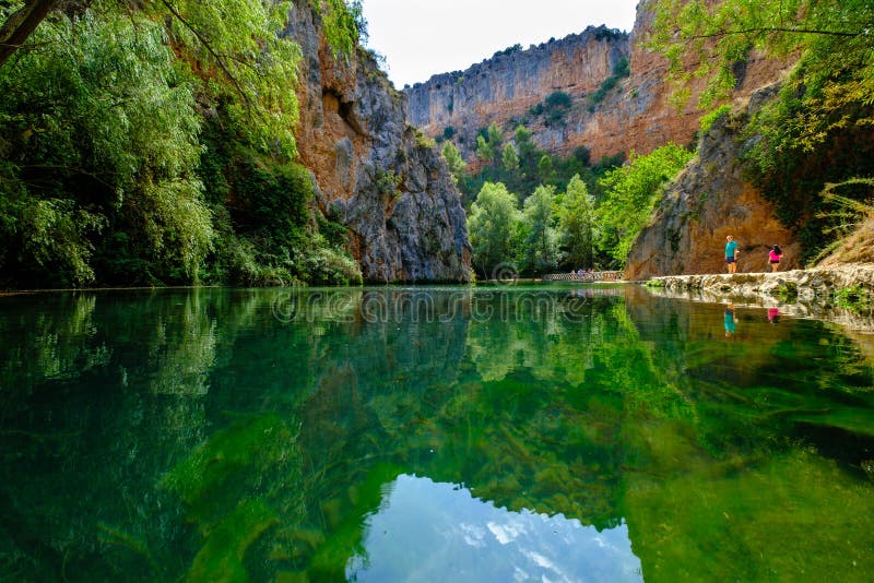 Lake in the Piedra Monastery Editorial Photography - Image of soleado ...