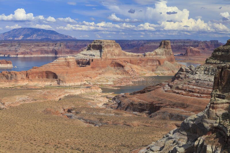 Alstrom Point Panorama - Lake Powell Stock Photo - Image of shot ...