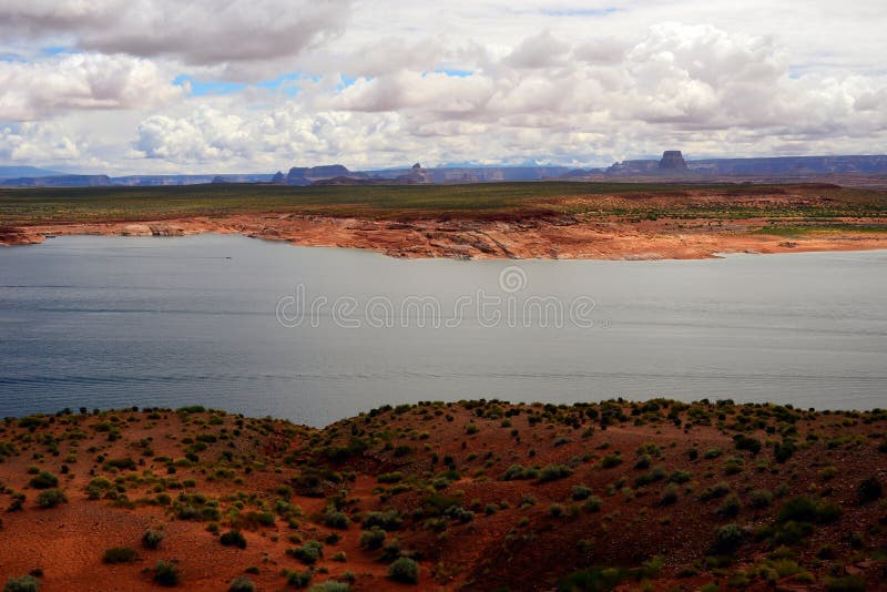 Lake Powell Arizona stock image. Image of powell, elevated - 284800295