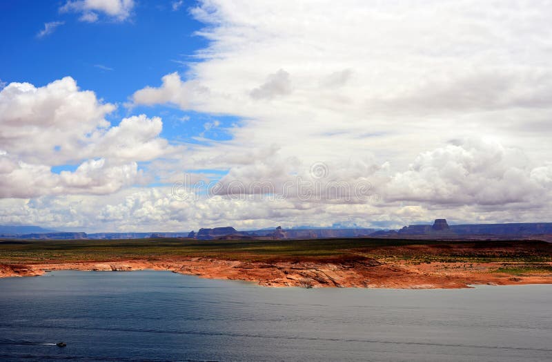 Lake Powell Arizona stock photo. Image of northern, transport - 284800340