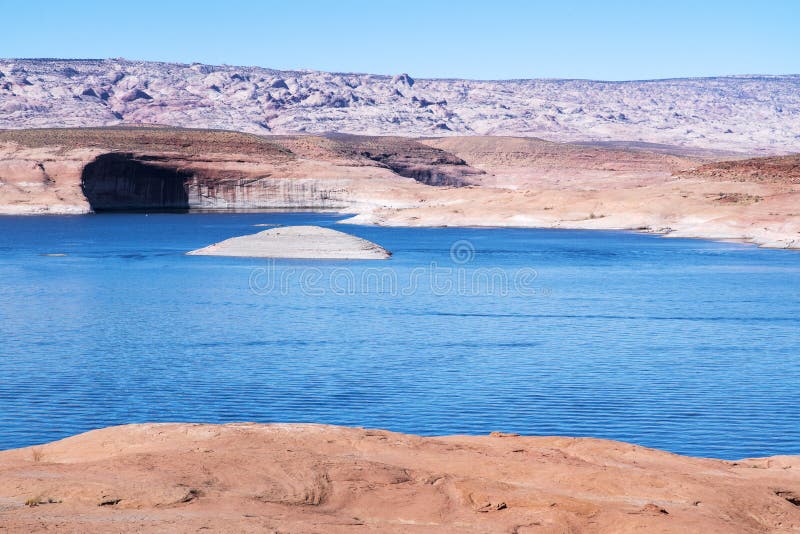 Lake Powell Near Hite, Utah Stock Photo - Image of adventure, mountain ...
