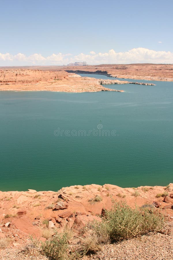 Lake Powell, Page, USA. stock image. Image of boat, landmark - 55562733