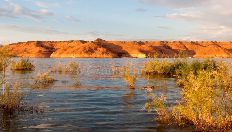 Lake Powell Rocks at Sunset Stock Photo - Image of desert, arid: 10436766