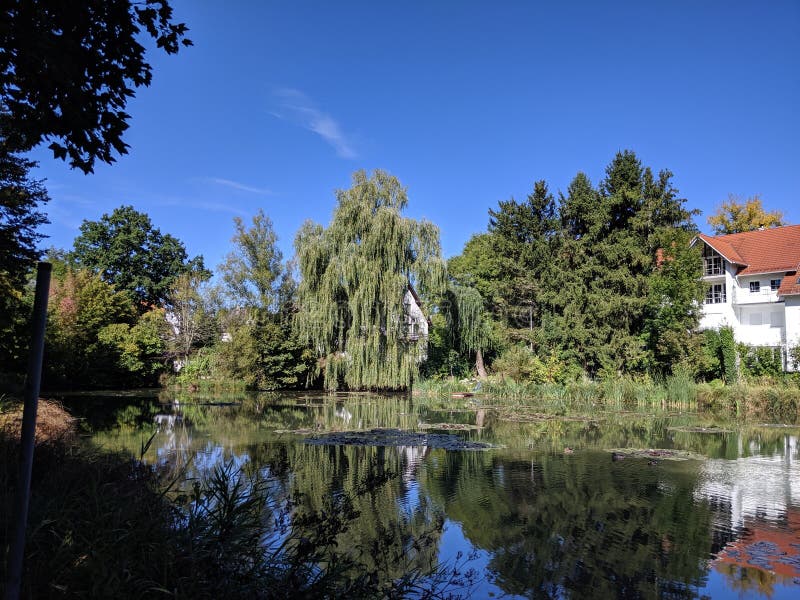 Lake Pretty View Summer Happy Fun Stock Image - Image of summer, view ...