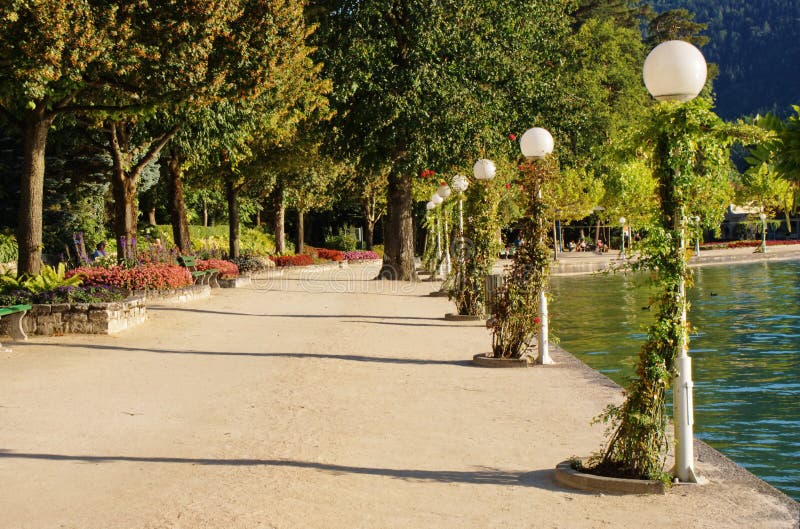 Lake promenade stock photo. Image of promenade, outdoor - 20933708