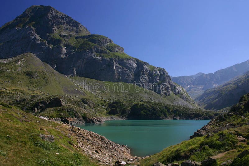 Pyrenees Mountains stock photo. Image of rocky, grass - 10166844