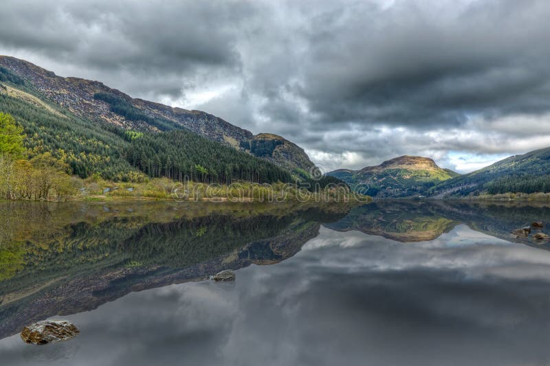 Lake Reflection stock image. Image of lake, clouds, reflection - 25858029