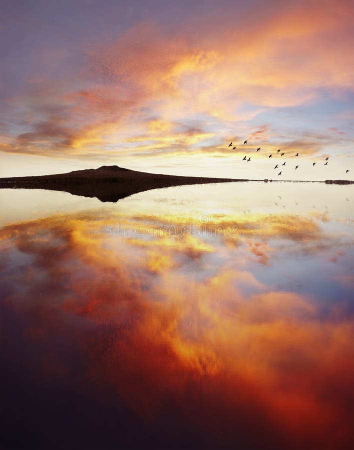 Lake stock photo. Image of mountain, beauty, reflections - 41258082