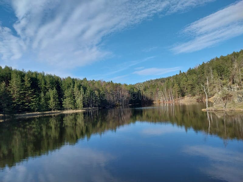 Lake River Sun Sunny Nature Grass Forest Trees Sky Deep Depth ...