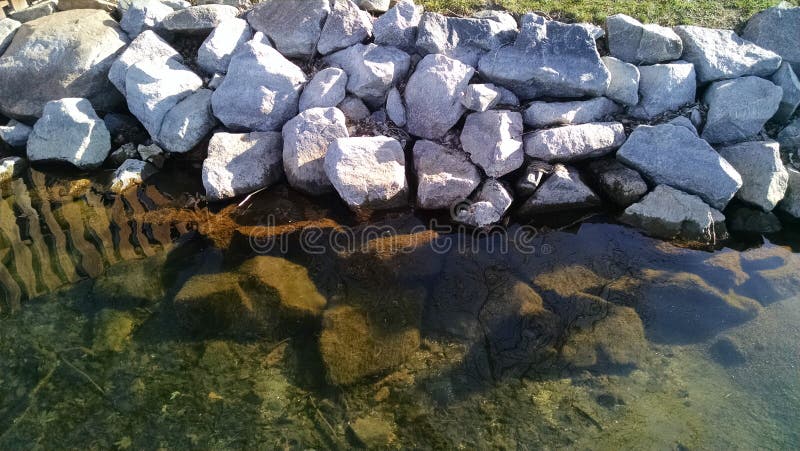 Lake rocks stock photo. Image of water, lake, rocks, shore - 88834394