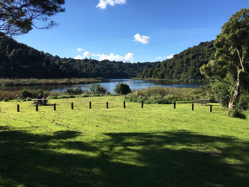 Lake Rotokare stock image. Image of rotokare, lake, beautiful - 129602533