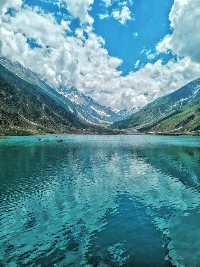 Lake Saif Ul Malook stock image. Image of coronadays - 192079901