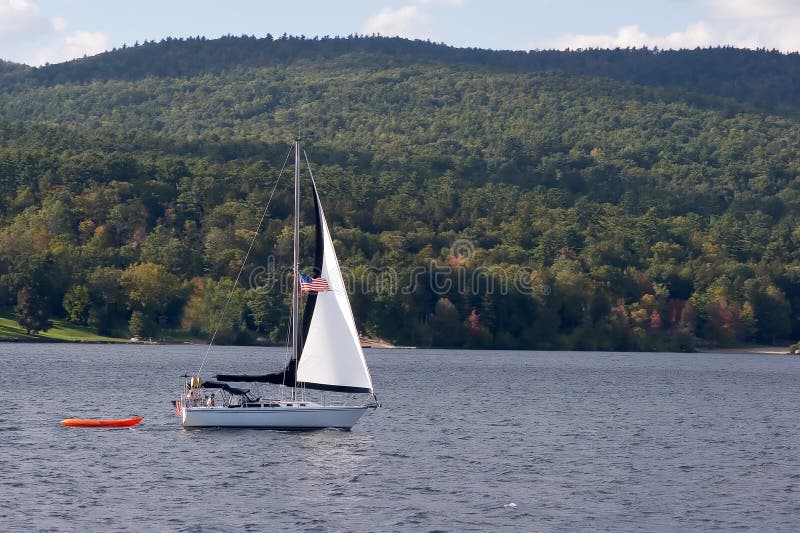 Lake Sailing stock photo. Image of sailboat, sailing, boom - 1289154