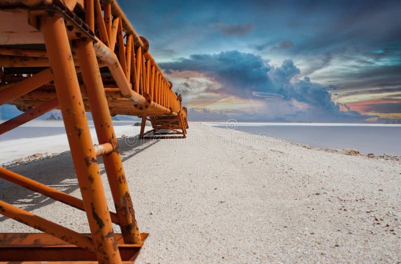 Lake salt stock photo. Image of beach, water, boat, travel - 119264814