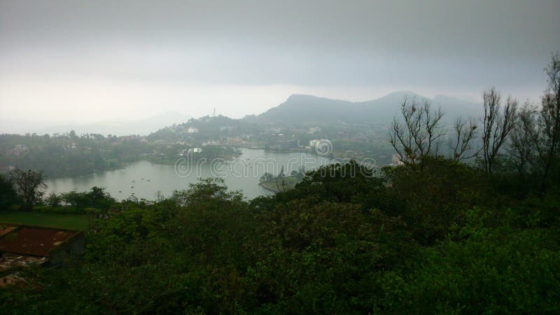 Lake stock photo. Image of lake, india, atop, waterfalls - 46372790