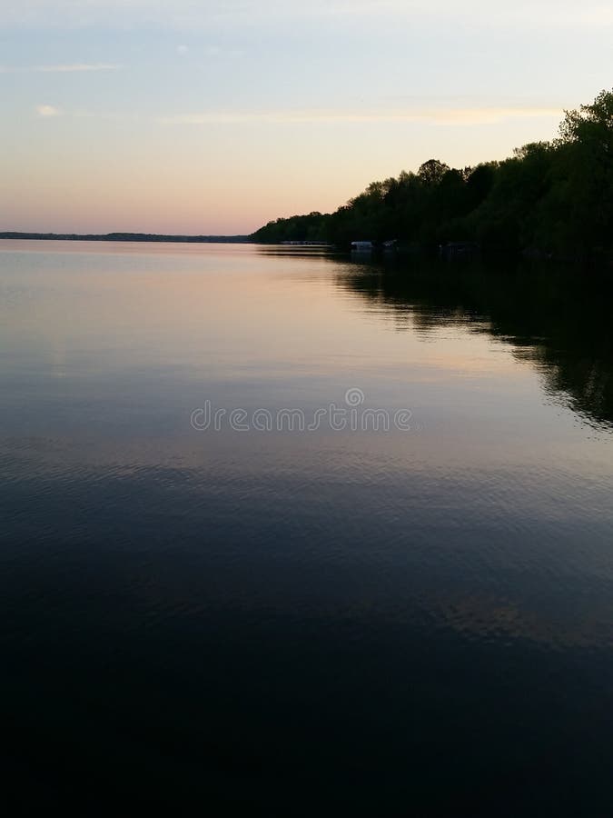 Lake scene stock photo. Image of sunrise, water, morning - 57243122