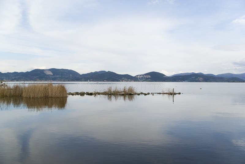 LAke scenery stock image. Image of urban, reflection, calm - 2192517