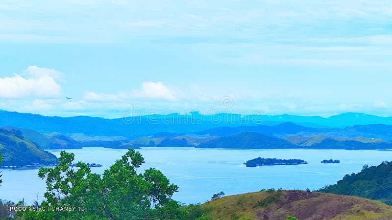 Lake Sentani Jayapura Papua Stock Photo - Image of jayapura, lake ...