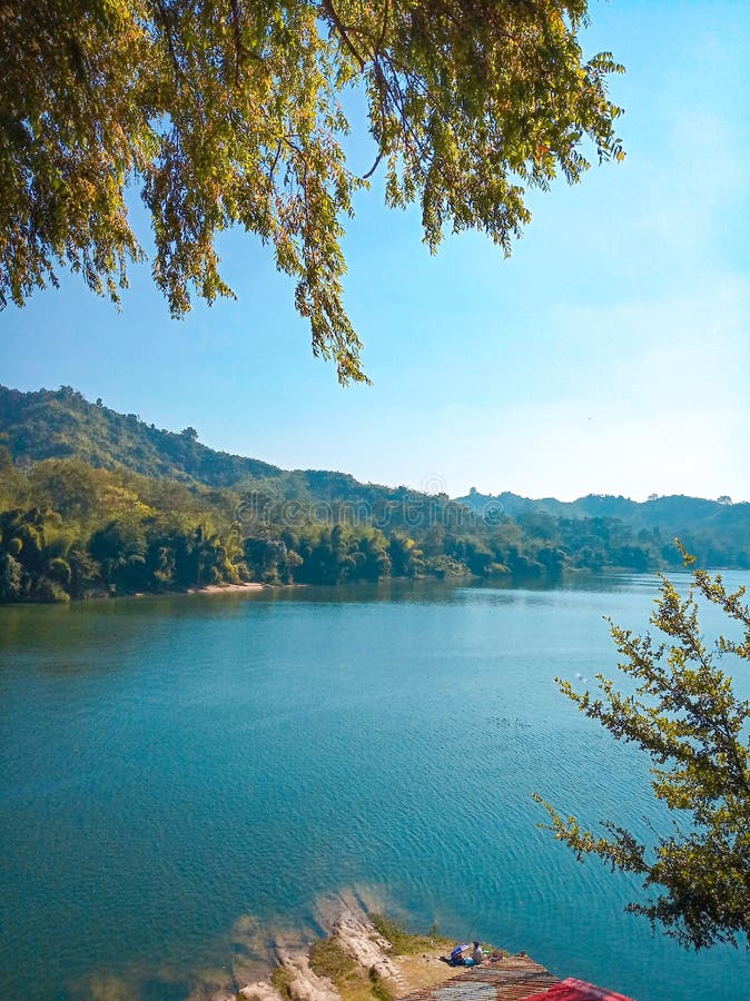 Lake side view stock photo. Image of side, wilderness - 216313514