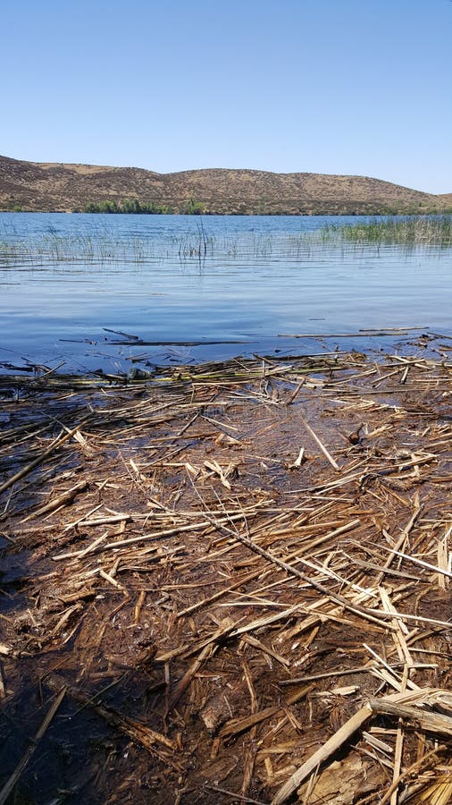 Lake Skinner Reservoir Recreation Area on a Cloudy Day in Temecula ...