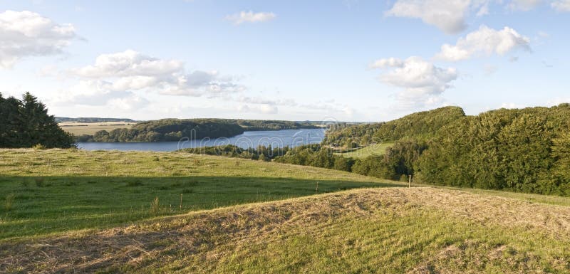 The Lake at Stilling stock image. Image of nature, denmark - 25744369