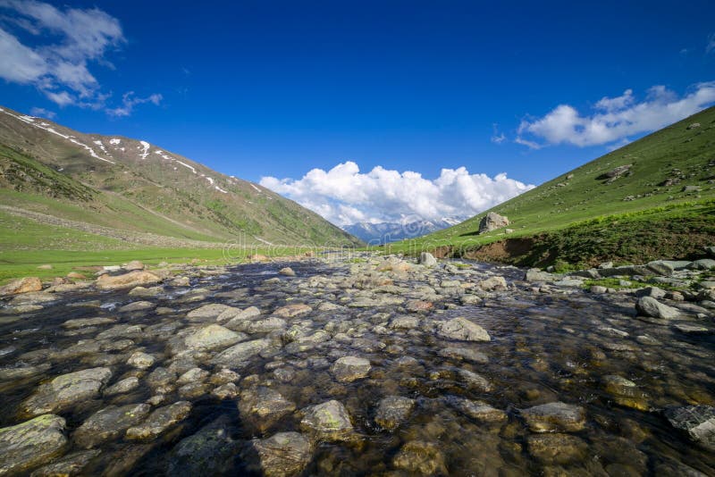 Lake with stone stock photo. Image of kashmir, cool, idyllic - 42339008