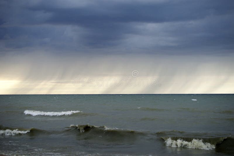 Lake Storm stock image. Image of water, storm, lake, clouds - 75439663