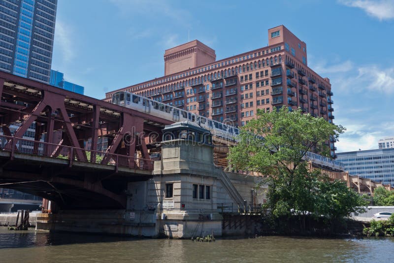 Lake Street Bridge in Chicago Editorial Photography - Image of ...