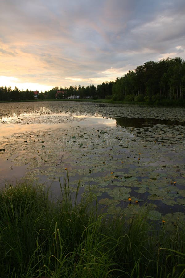 Lake At Sunset Picture. Image: 7836175
