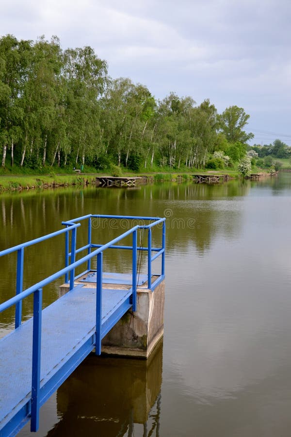Lake during sunset stock image. Image of diving, water - 31801021