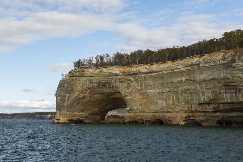 Lake Superior Arch stock image. Image of rocks, michigan - 27522631