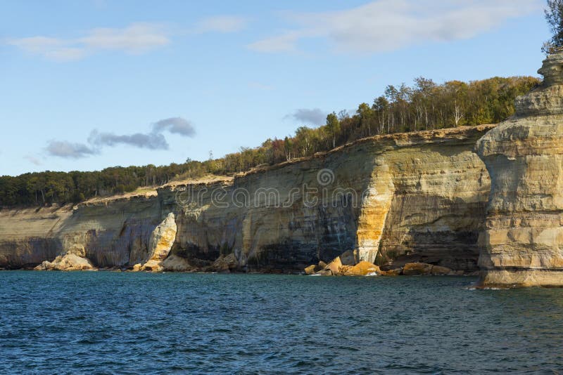 Lake Superior Cliff stock image. Image of great, coast - 27523893